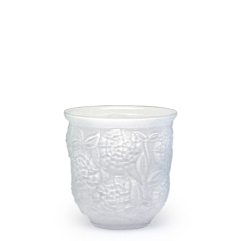 Cachepot Vase Flowers Milky White | Cá d' Oro - Cá d'Oro Glass
