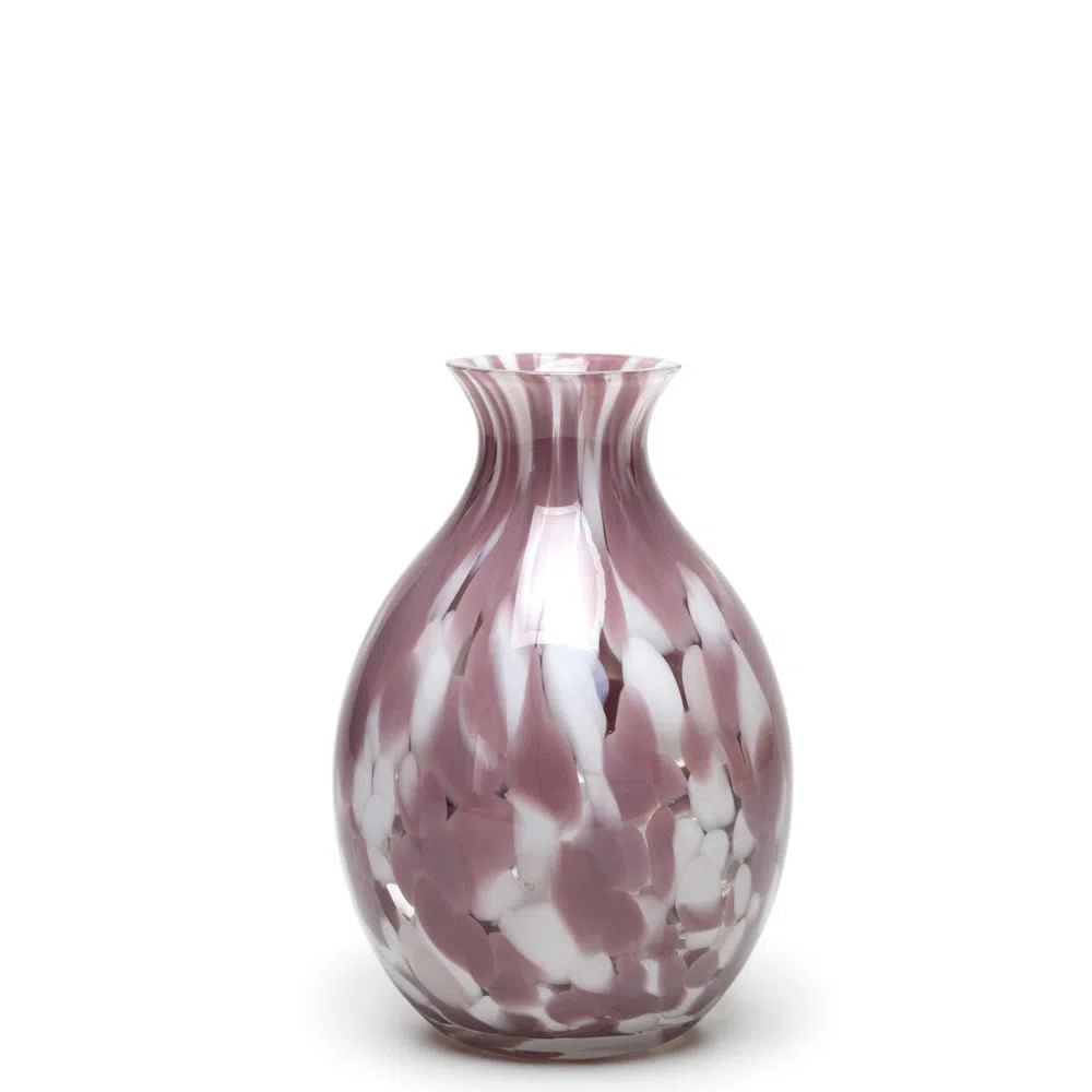 Small Glass Vase 65 Multicolor White and Purple | Cá d' Oro - Cá d'Oro ...